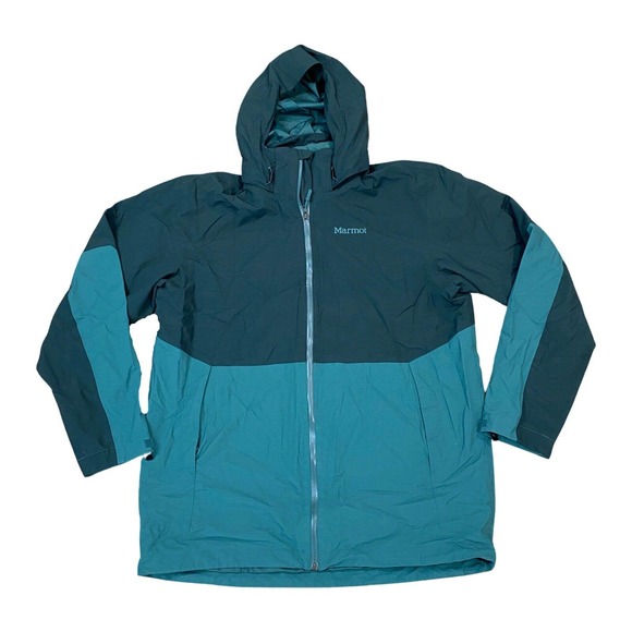 Marmot | Jackets & Coats | Marmot Rain Jacket Xl Green Featherless Component | Poshmark